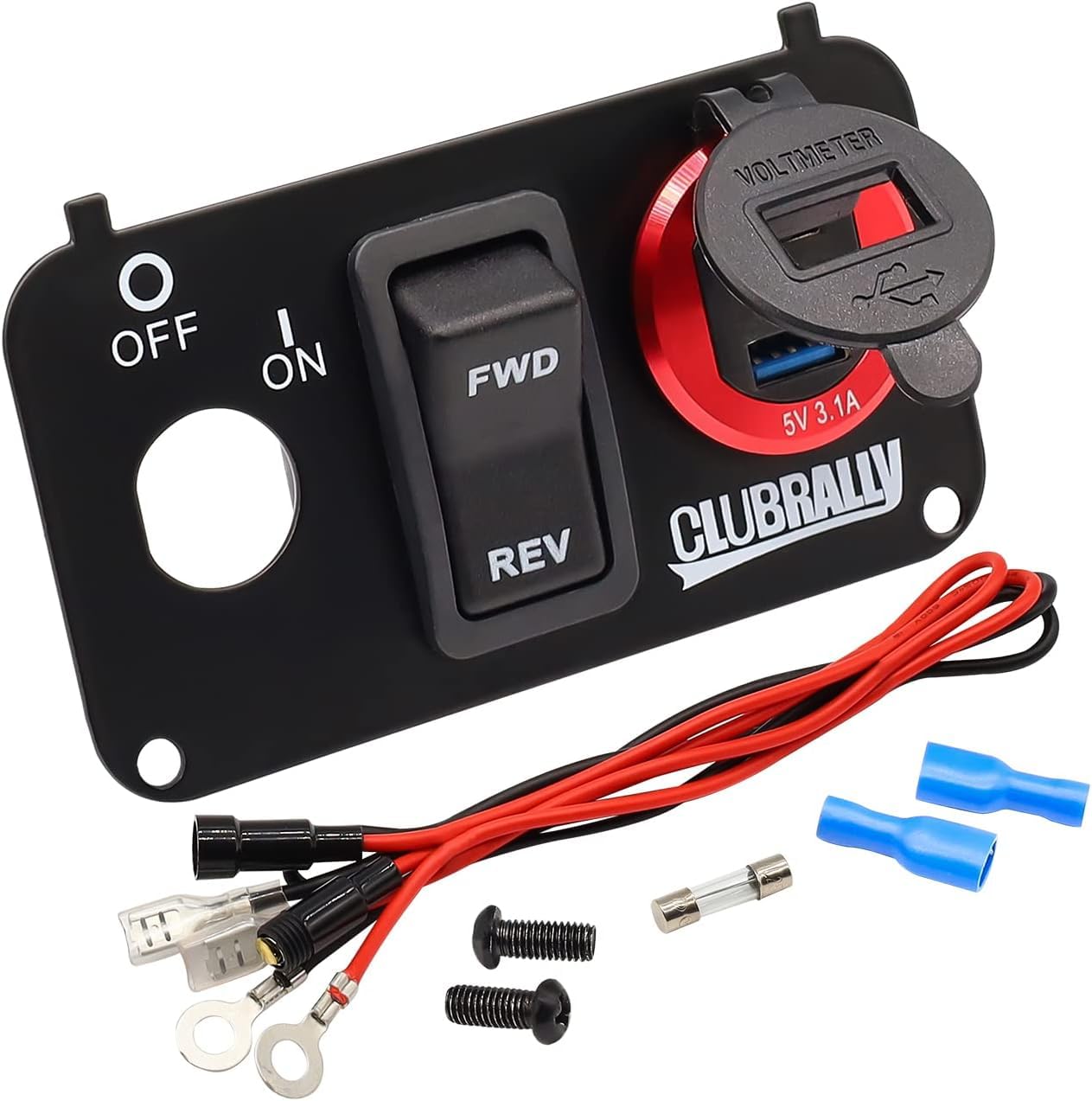 CLUBRALLY Golf Cart Key Switch Console Plate Fits EZGO TXT & Medalist PDS — 🛍️ The Retail Market