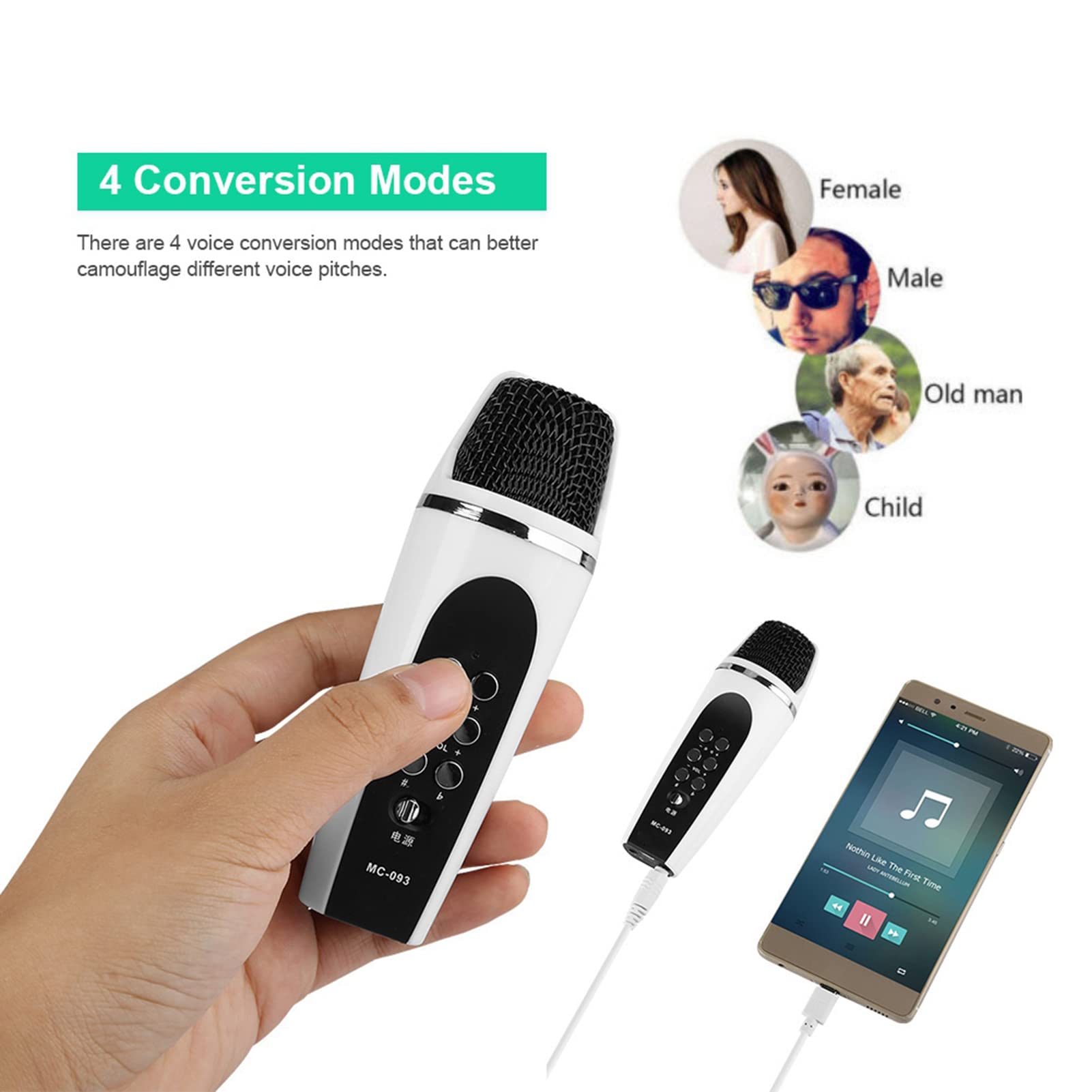 Voice Changer Microphone, Microphone Mic Voice Changer Microphone ...