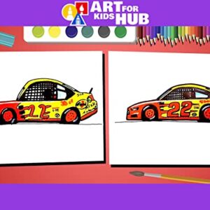 How To Draw a NASCAR Race Car! — 🛍️ The Retail Market