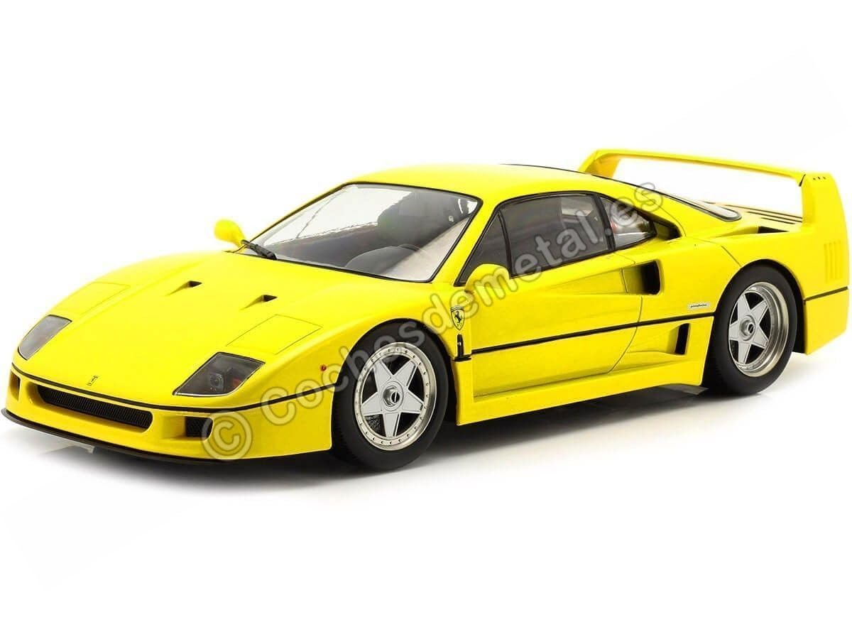 KK Scale KKDC180692 - Ferrar. F40 Yellow 1987 - Scale 1/18 ...