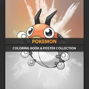 Coloring Book & Poster Collection: Pokemon Ledyba Official Artwork ...