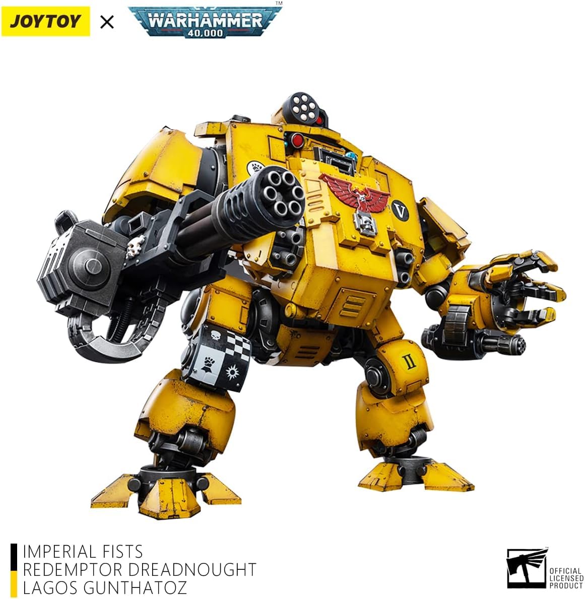 JOYTOY Warhammer 40K Mecha 1/18 Action Figures Imperial Fists Redemptor Dreadnought Lagos ...