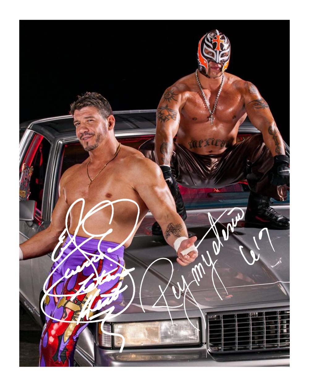 Eddie Guerrero & Rey Mysterio - Wrestling Signed 8x10 Inch Photo Print ...