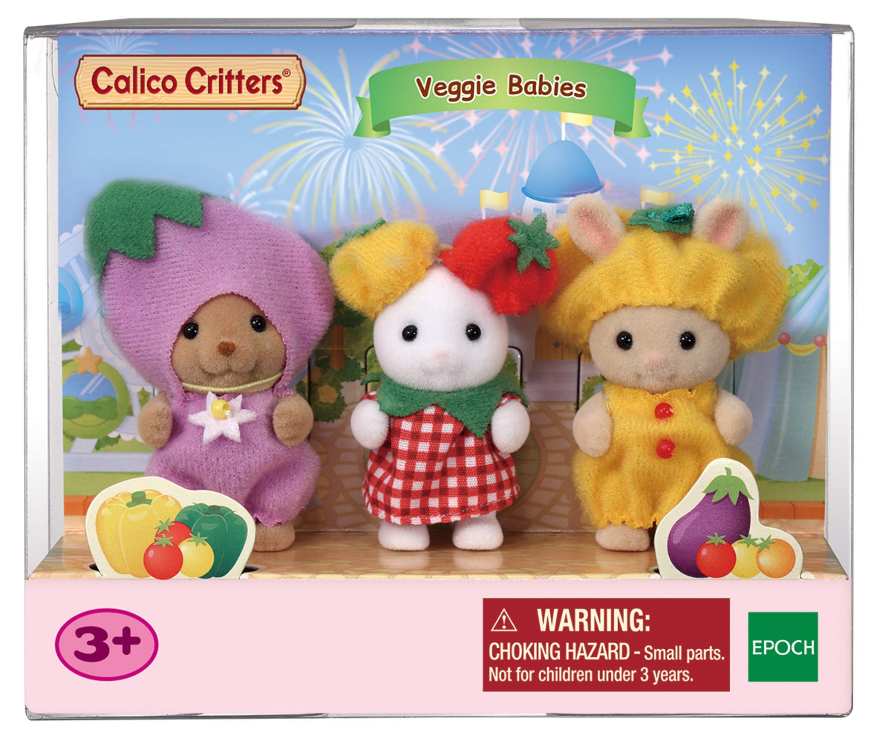 Calico Critters Veggie Babies, Limited Edition Playset with 3 ...
