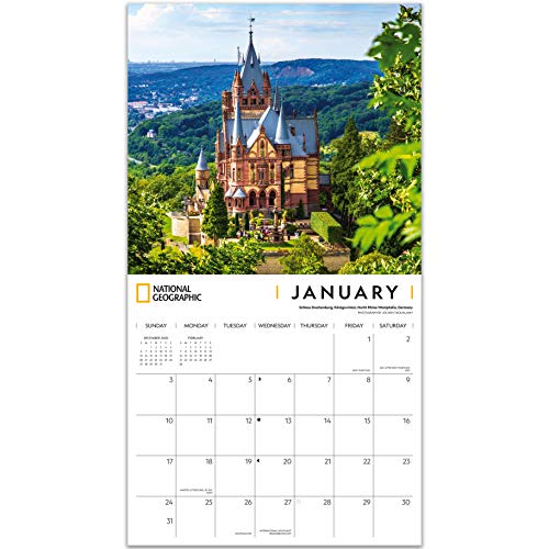 National Geographic Castles 2021 Wall Calendar — 🛍️ The Retail Market
