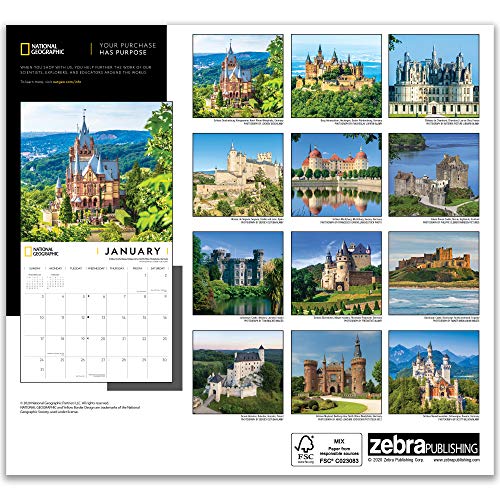 National Geographic Castles 2021 Wall Calendar — 🛍️ The Retail Market