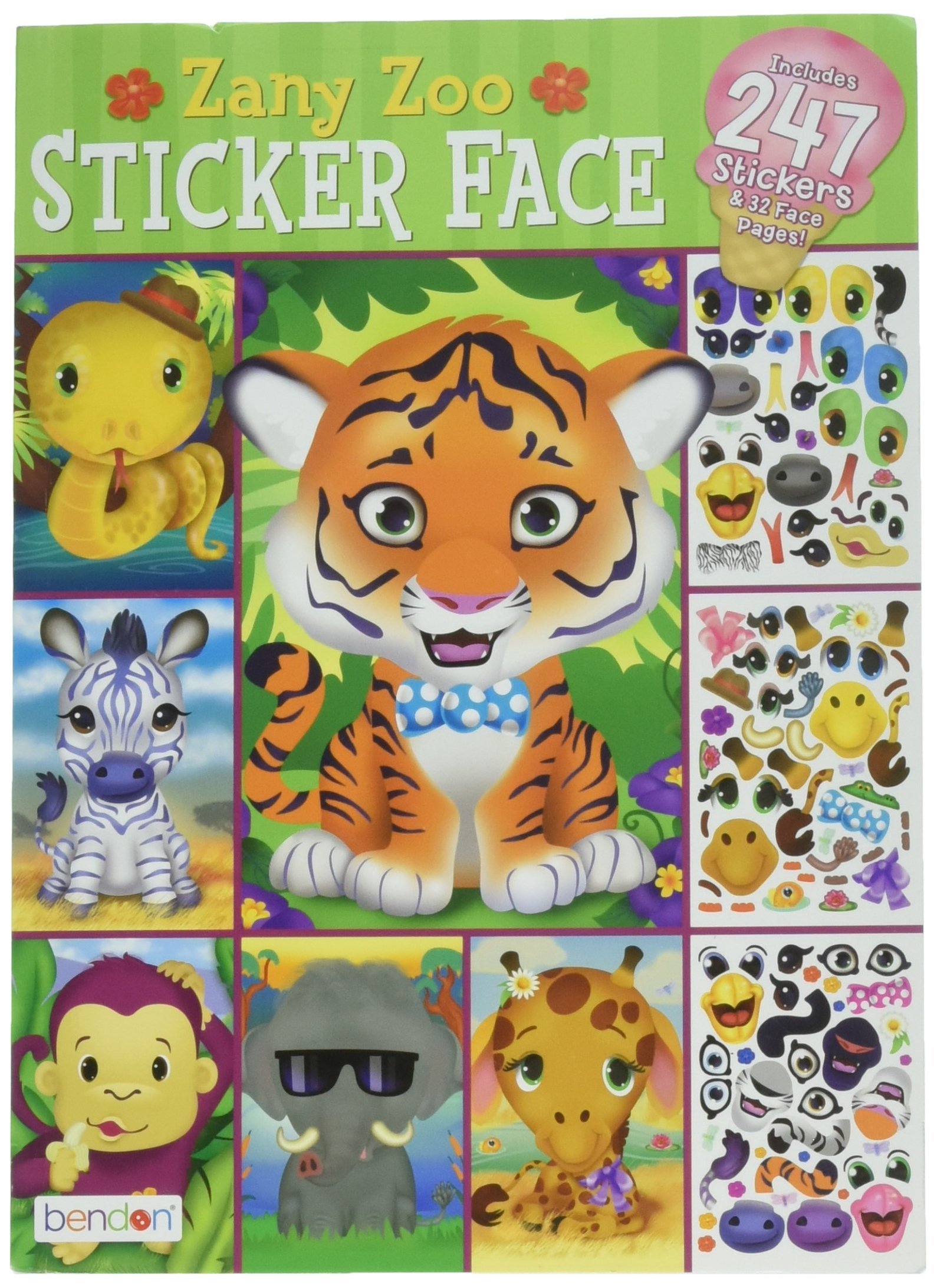 Bendon Zany Zoo Sticker Face Activity Book — 🛍️ The Retail Market